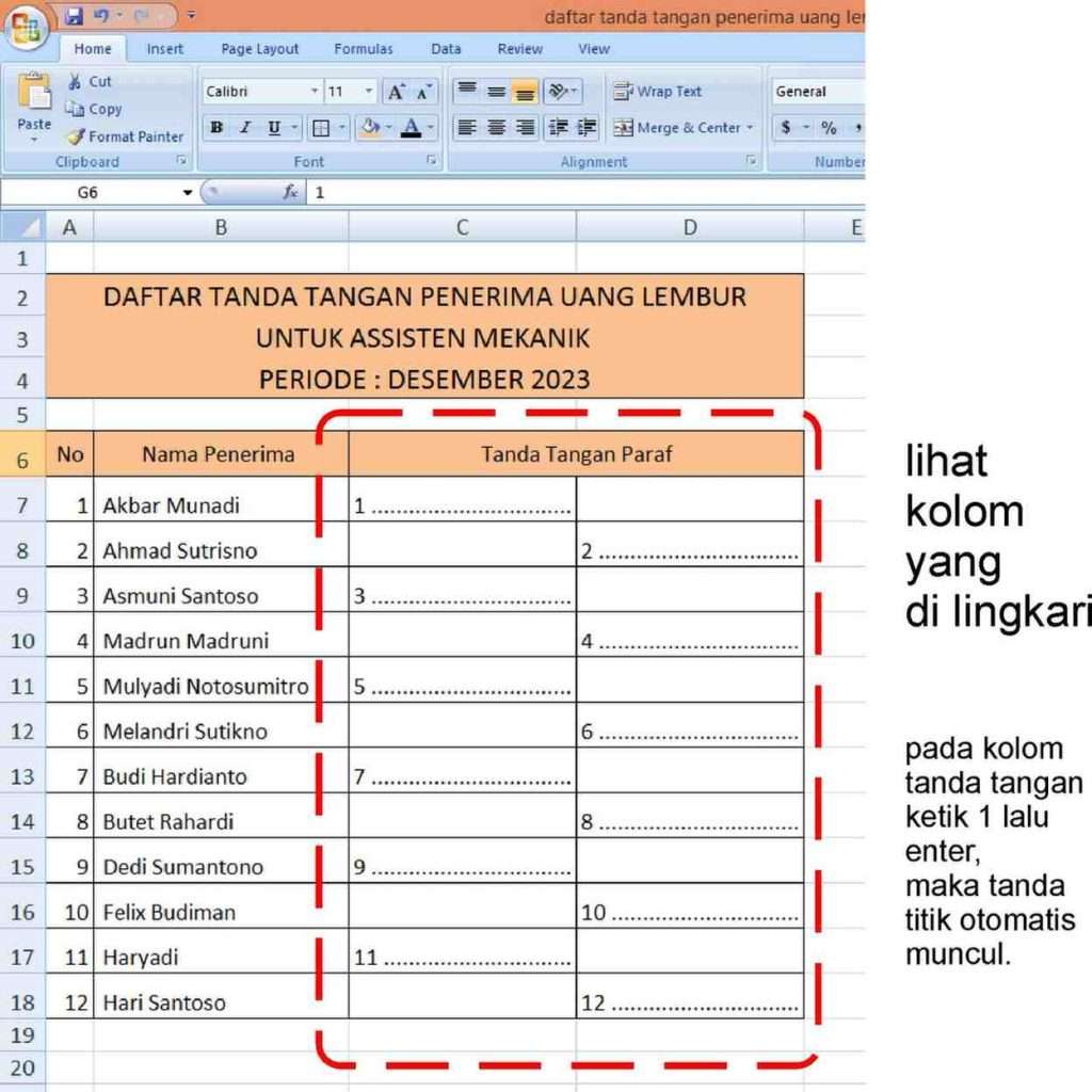 CARA CEPAT MEMBUAT KOLOM TANDA TANGAN DI EXCEL | Komputer & Internet